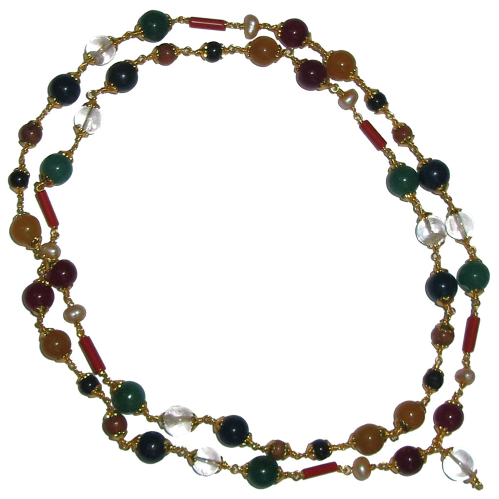 Navarathna Malai (The Garland Of Nine Gems) In Cups 54 Beads Navagraha ...