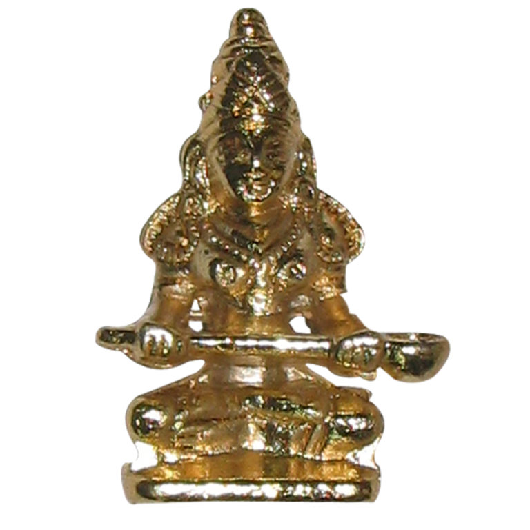 Annapurni Annapoorna Devi Annapurna Devi Goddess Metal Idol Yellow ...