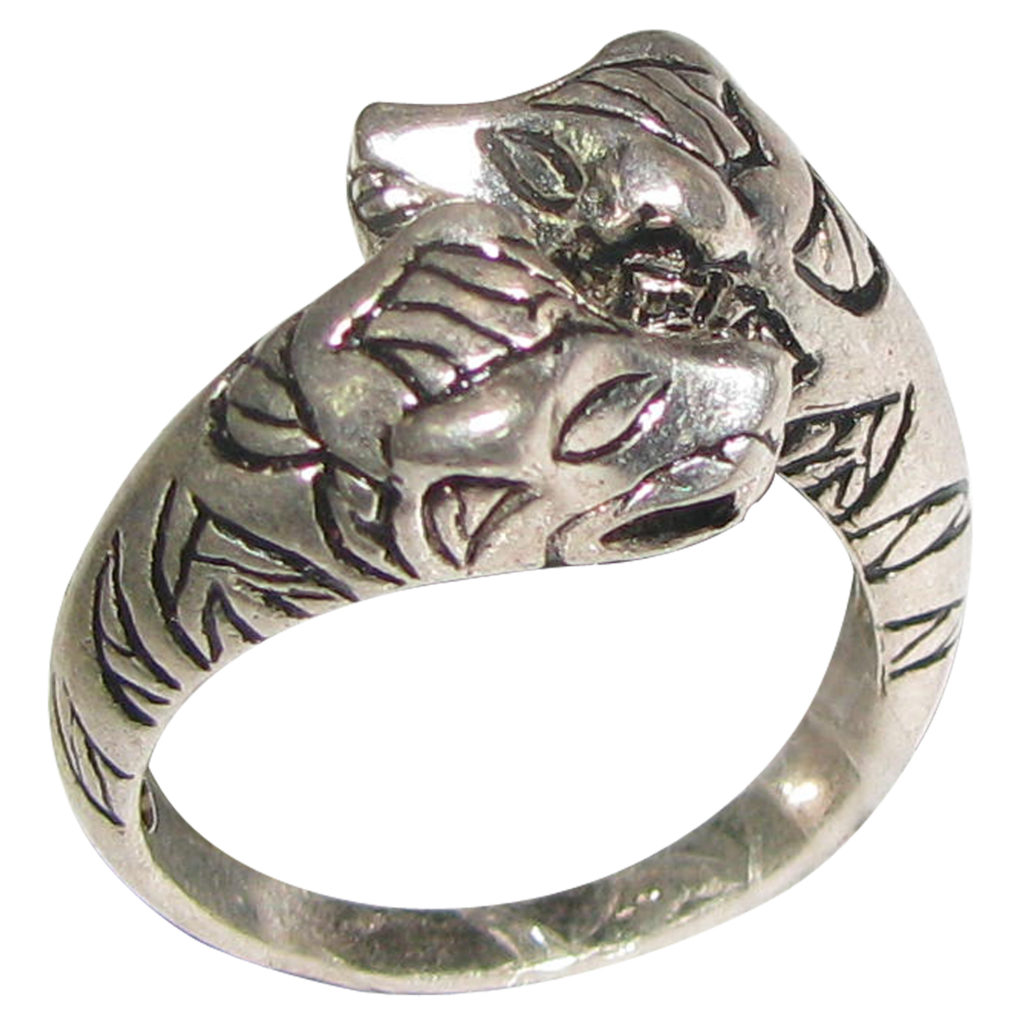 Aadhyathmik Dwidha Naga Bandham Silver Ring Naga Pasam Size 22 - S949268 - Aadhyathmika Kendra ...