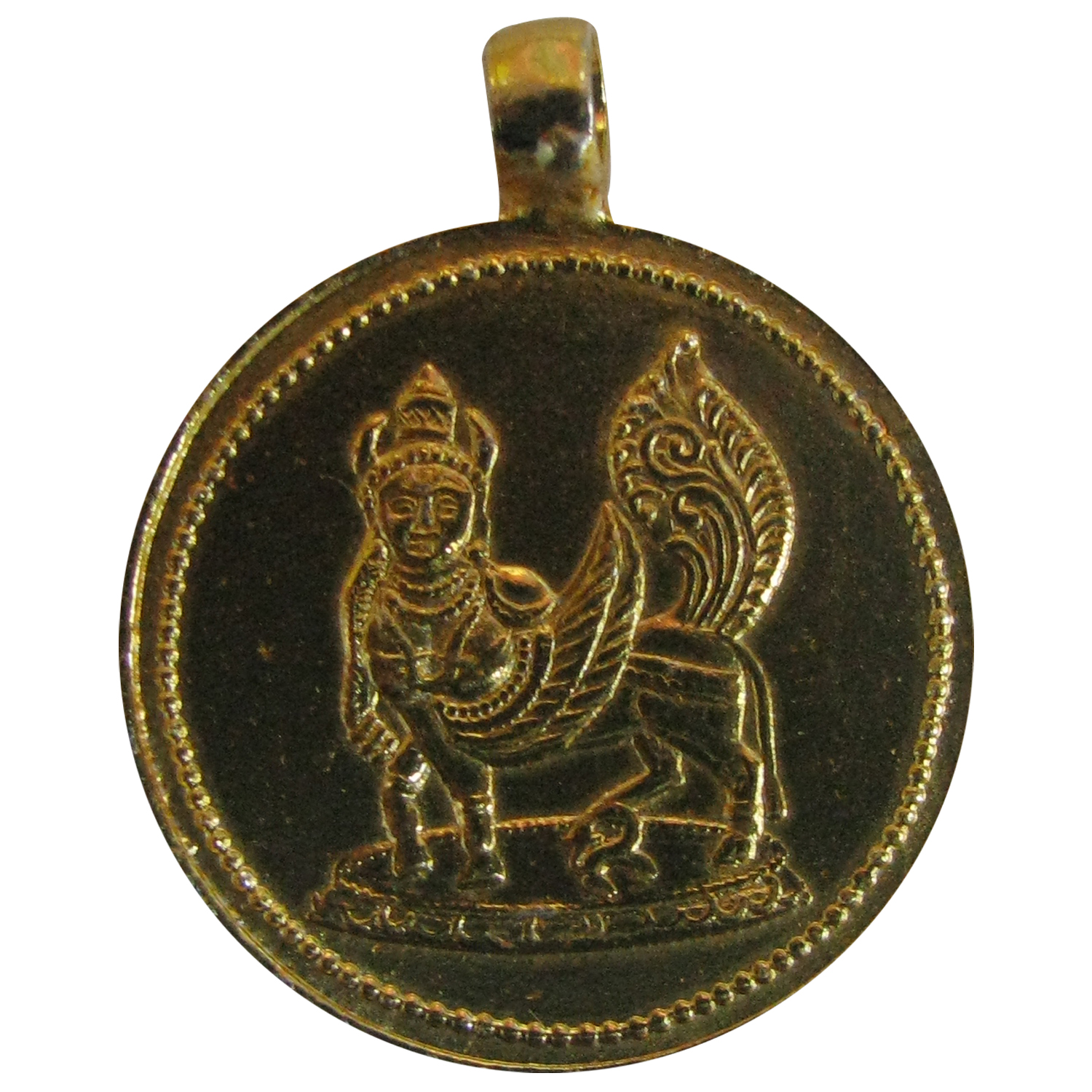 Goddess Gomatha Surabhi Sacred Cow Kamadhenu Copper Pendant – S831301 ...
