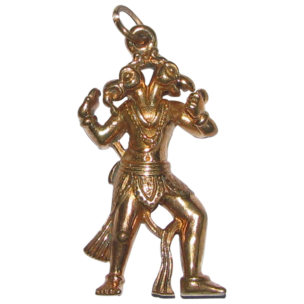 Aadhyathmik Aimpon Panchalogam Gandabherunda Pendant GhandaBerunda ...