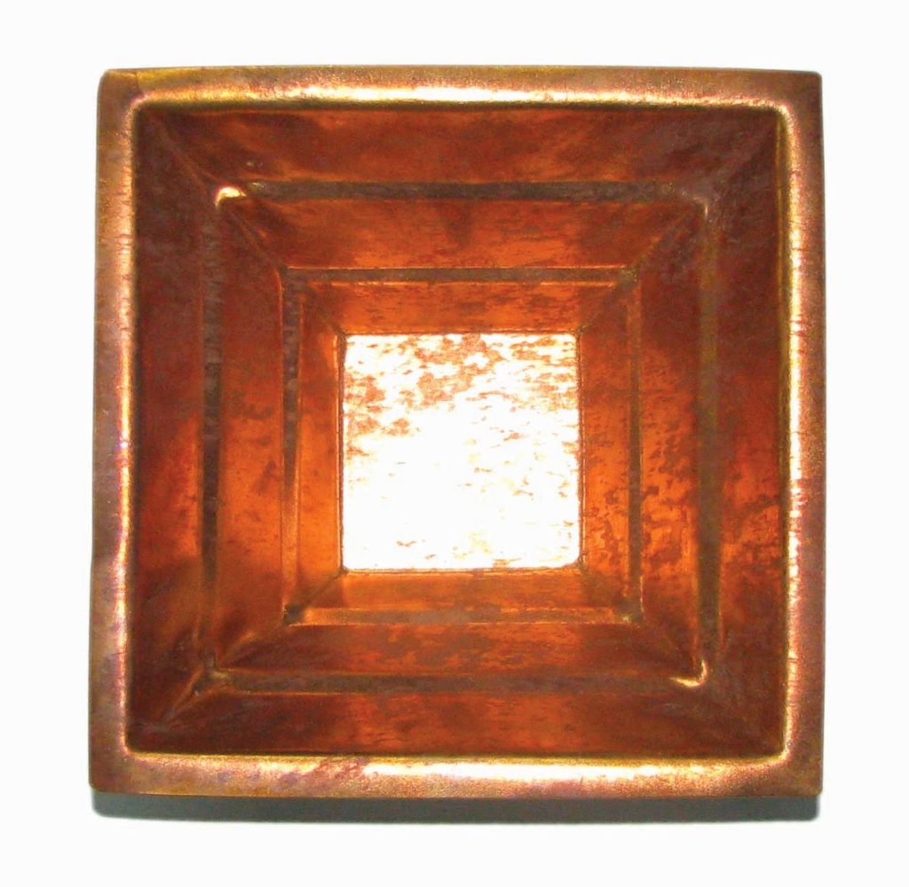 Small Copper Agnihotra Hawan Kund Homagundam 6 Inch - S414297 ...