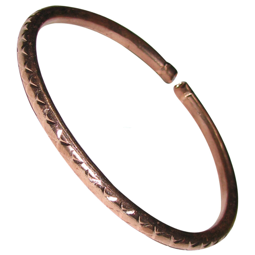 Aadhyathmik Copper Knot Bracelet For Health Ragi Kadiyam Kankanam Ceppu ...