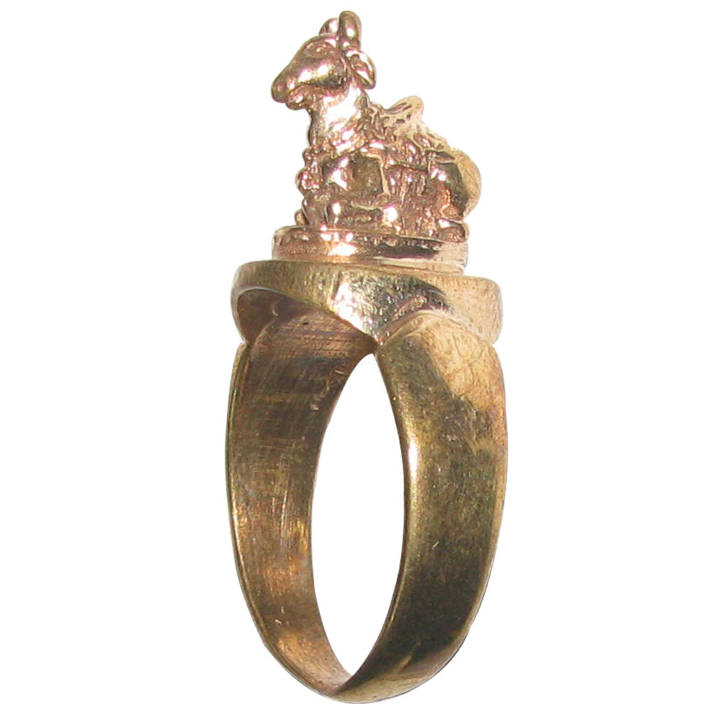 Aadhyathmik Aimpon Modhiram Vungaram Panchalogam Nandi Ring Panchaloha ...