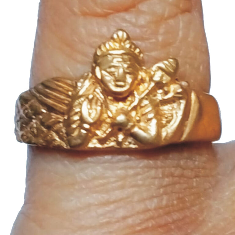 S9034-33 - Aadhyathmik Shivling with Trishul and Nag Aimpon Modhiram ...