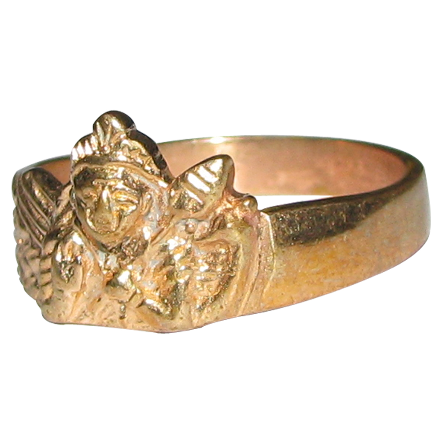 S9094-24 - Aadhyathmik Shivling on Bilve Leaf Panchaloha Vungaram ...