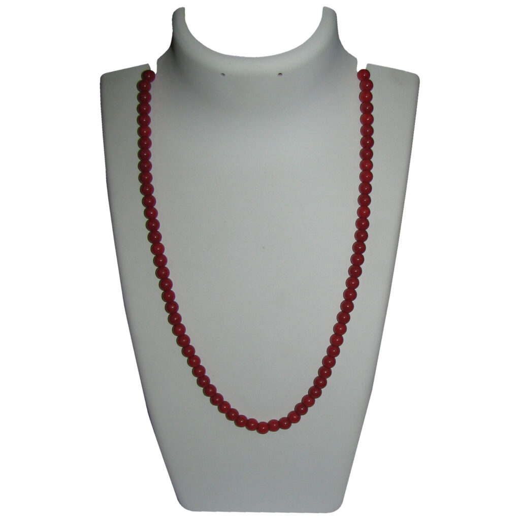 Aadhyathmik Coral Pavalam Malai Moonga Pagadam Gemstone Rosary Mala 108 ...