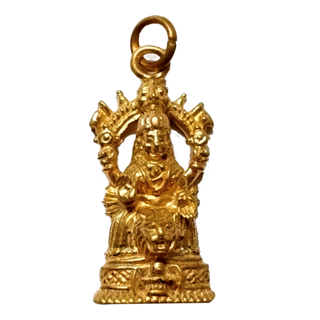 Aadhyathmik Aimpon Mugambigai Locket Panchaloha Kollur Mookambika Rupu ...