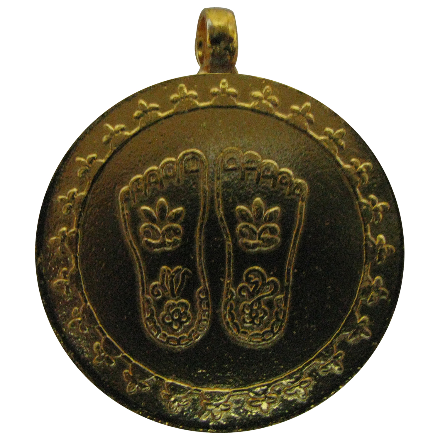 S932828-08 - Aadhyathmik Sai Baba's Paduka Pendant Om Shri Sachidabanda ...
