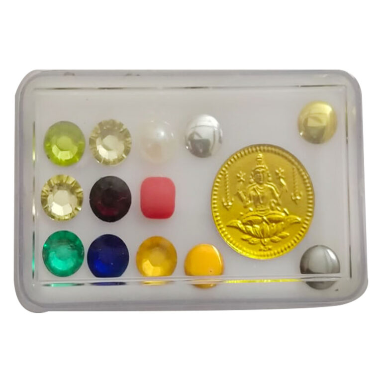 S9070-20 - Aadhyathmik Lakshmi Panchaloha Navarathna Basic Set Box for ...