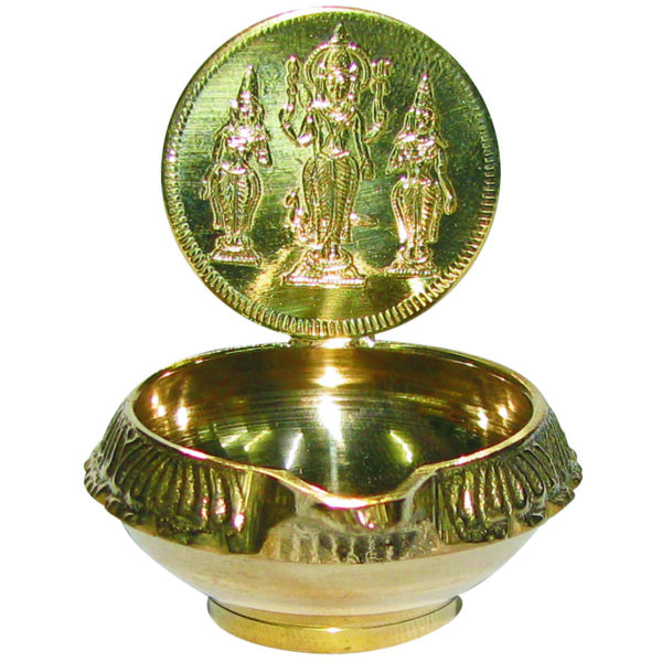 S961818 - Small Aadhyathmik Murugan Valli Deivanai Deepam Diya Murugan ...