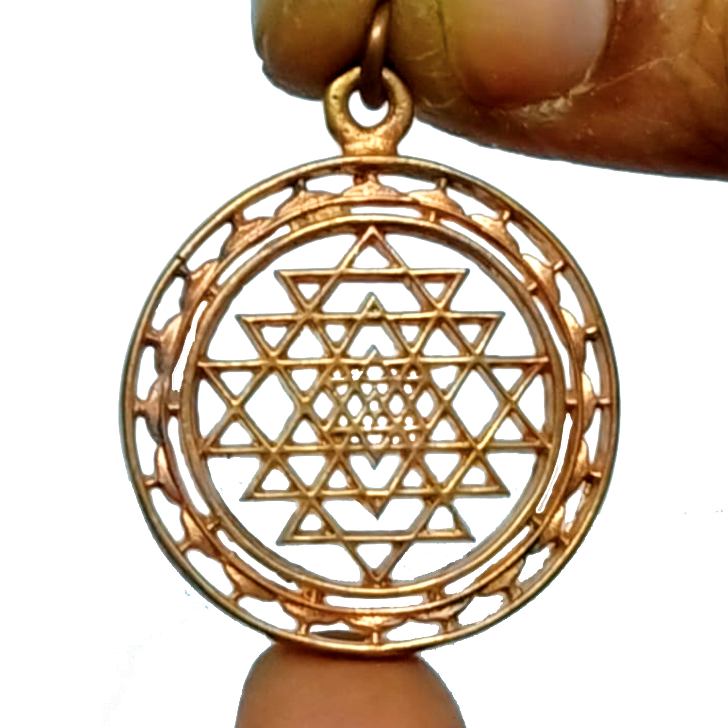S9038-69 - Aadhyathmik Consecrated SriChakra SriYantra Panchaloha ...