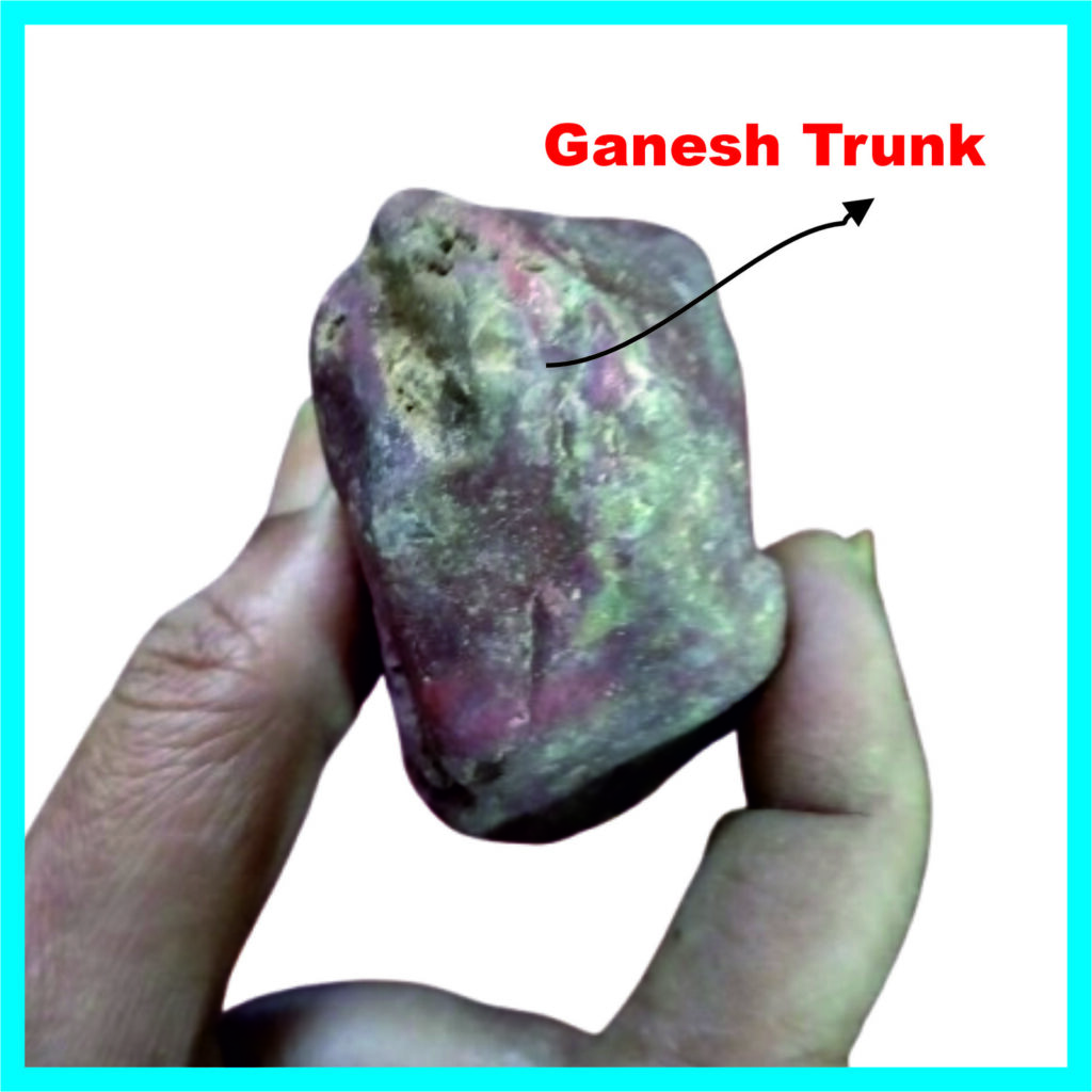 Son3 - Aadhyathmik UnPolished Natural Visishta Sonabhadra Panchayatan ...