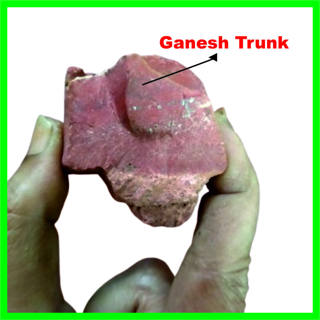 Son4 - Aadhyathmik UnPolished Natural Visishta Sonabhadra Panchayatan ...